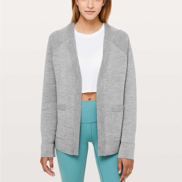 lululemon athletica | Sweaters | Lululemon Reversible Wrap Open ...